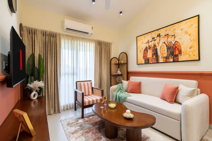 Terracotta 2bhk W/pool & Gym | Candolim, North Goa - Goa