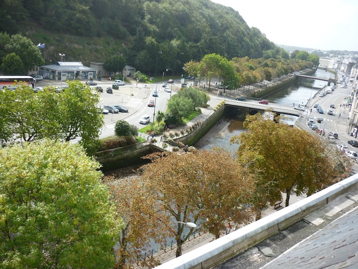 Vue Imprenable Sur L'odet Et La Cathedrale - Quimper