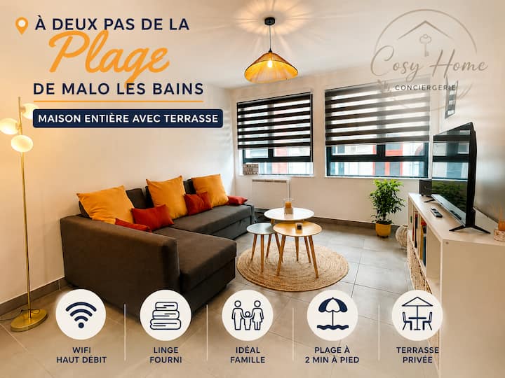 Les Embruns De Malo • Terrasse • 6 Pers - Dunkirk