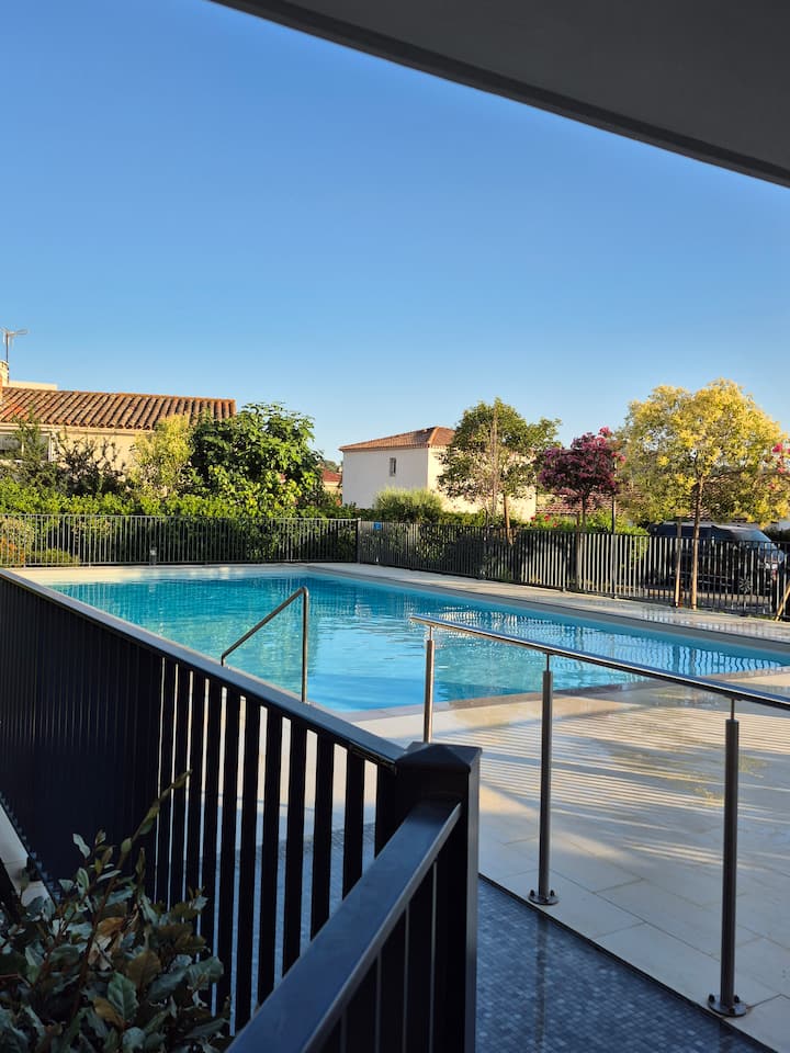 Appartement Dans Residence Saint Cyr Sur Mer - Saint-Cyr-sur-Mer