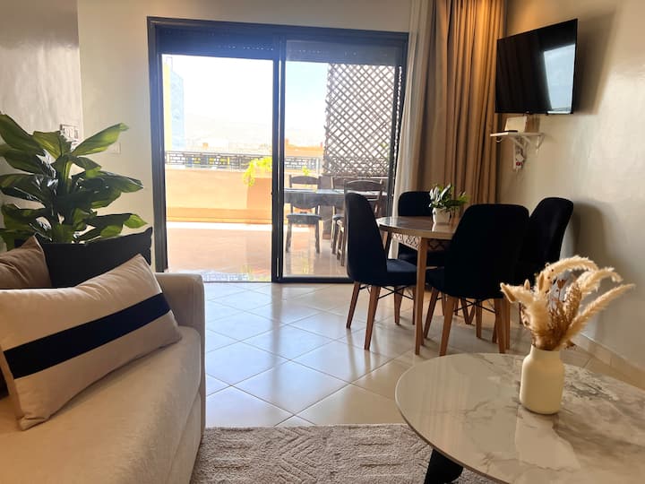 Duplex éLégant Avec Grande Terrasse Privée - Agadir