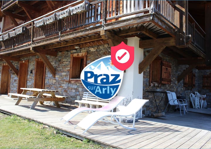 Bormio, Rez-jardin, Terrasse Sud & Vue Pistes - Praz-sur-Arly