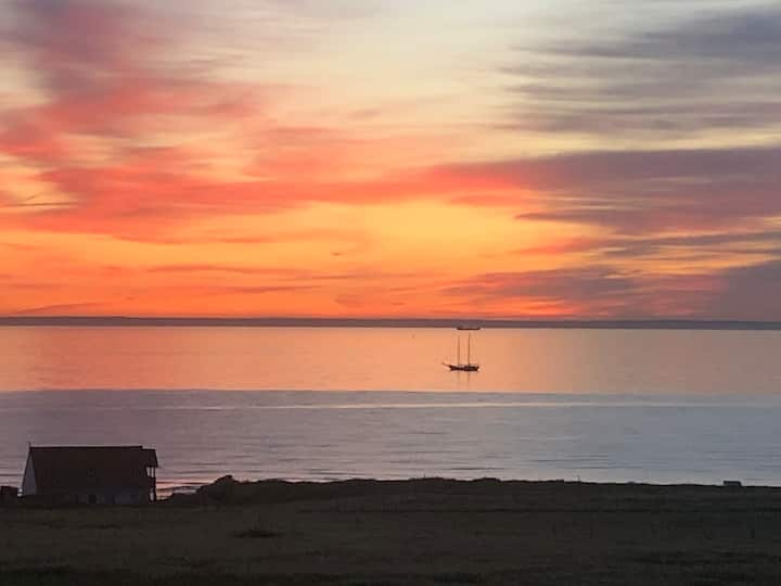 Grande Terrasse Avec Une Magnifique Vue Mer - Wissant