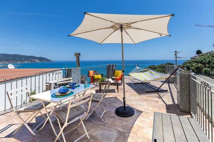 Vista Mare, Terrazza Privata E Parcheggio - Cervo