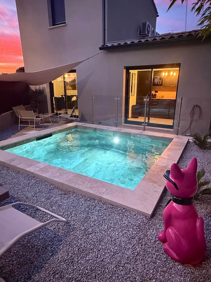 Villa Neuve & Tendance à 10 Min Davignon - Châteauneuf-du-Pape