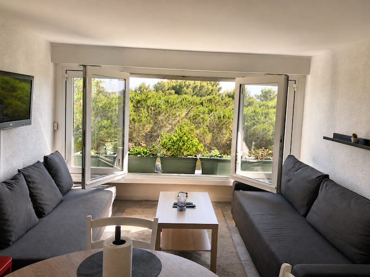 Studio Bord De Mer,clim, Vue Jardin, Parking - La Seyne-sur-Mer