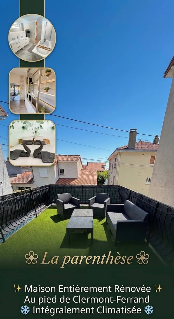 Maison Climatisée Tout Confort Au Pied De Clermont - Clermont-Ferrand