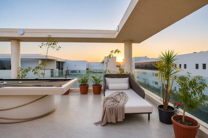 4br Penthouse+maids Room|pool &Jacuzzi | Lakeview - Egypt