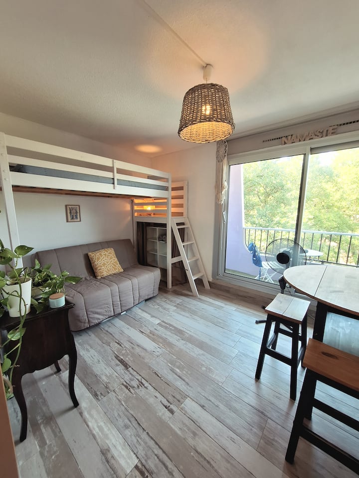 Studio, 3 Pers, Piscine, Pking, Terrasse, Plage - La Grande-Motte