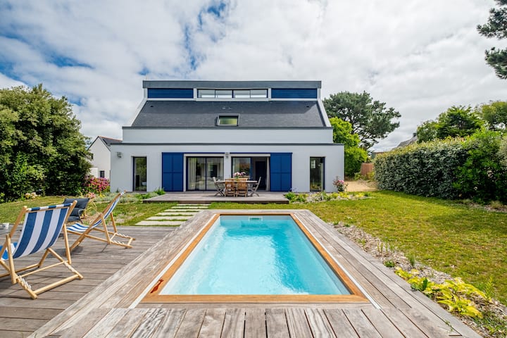 Les Volets Bleus De Rhuys - Avec Piscine Privée - Sarzeau