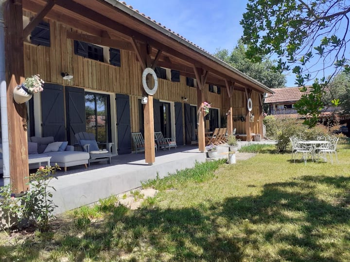 Jolie Maison Avec Piscine à 5 Kms De Contis. - Contis-Plage