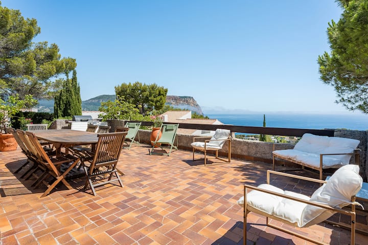 Villa Vue Mer, Parking, Piscine, Tennis - Roquefort-la-Bédoule