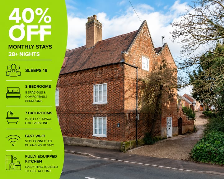 Large 8-bedroom House | 40% Off Long-term Stays - Loughborough