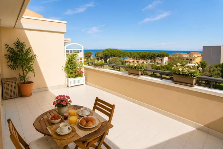 Casa Orizzonte Blu: Appartamento Con Vista Mare - Porto Torres