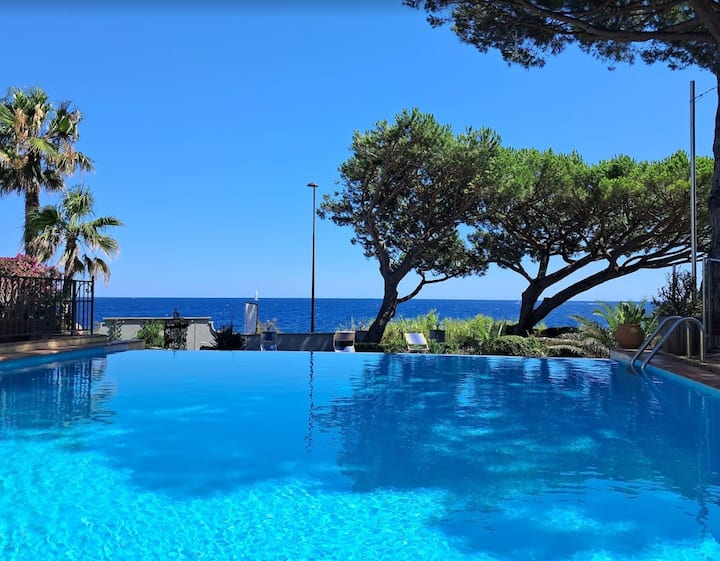 Appartement Familial "Villa Les Glycines" Vue Mer - Saint-Aygulf