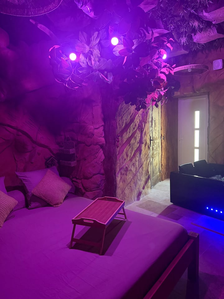 La Love Grotte Colorado Immersion Avec Jacuzzi - Nîmes