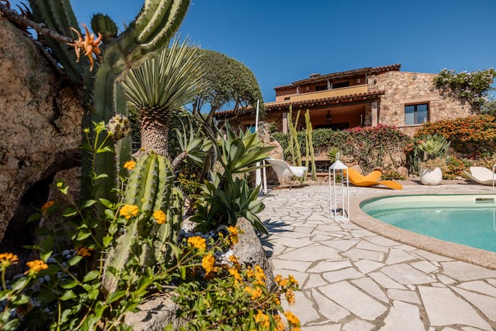 Suite Au Jardin Piscine Partagée Et Design - Golfo Aranci