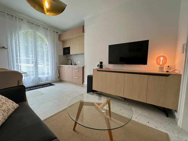 Charmant F2 En Rez-de- Jardin Proche Plage - Merlimont Plage
