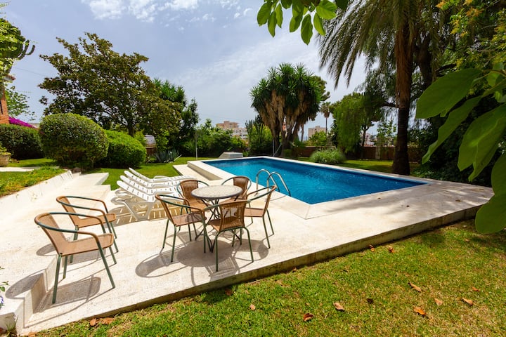 142-oasis Villa With Private Pool, Tropical Garden - Espagne