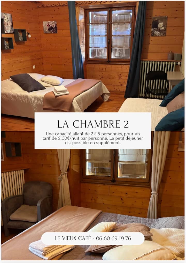 Grande Chambre 2 / 4 Pers Dans Maison De Village - Évian-les-Bains