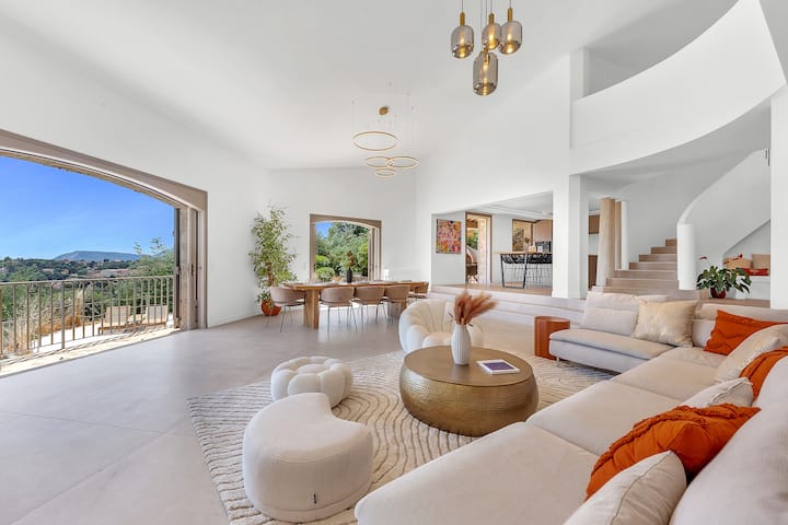 Villa De Luxe Avec Vue Panoramique + Piscine - Ia - Costa Azul