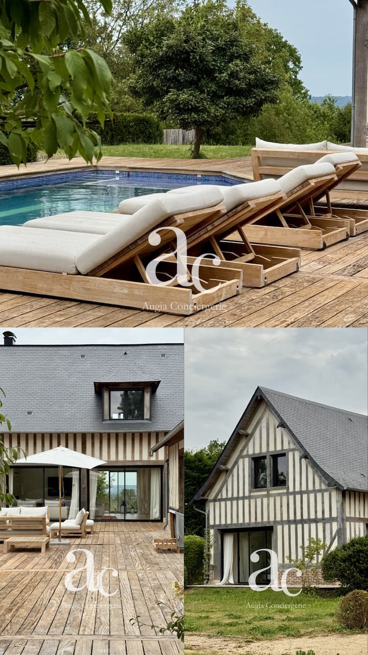 Bienvenue à La Cabane D'elie (Clim Padel Piscine) - Normandie