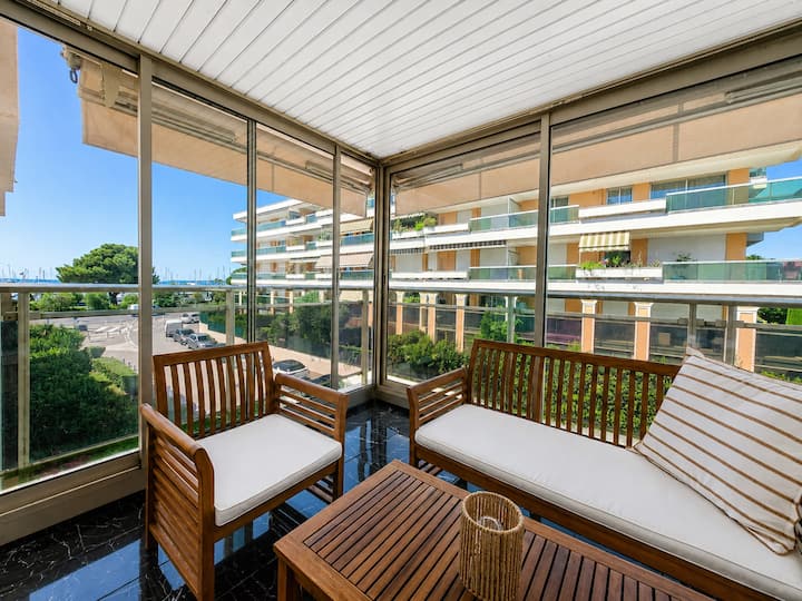 Appt 6 Pers Vue Mer Et Port - 10 Min De Nice - Saint-Laurent-du-Var
