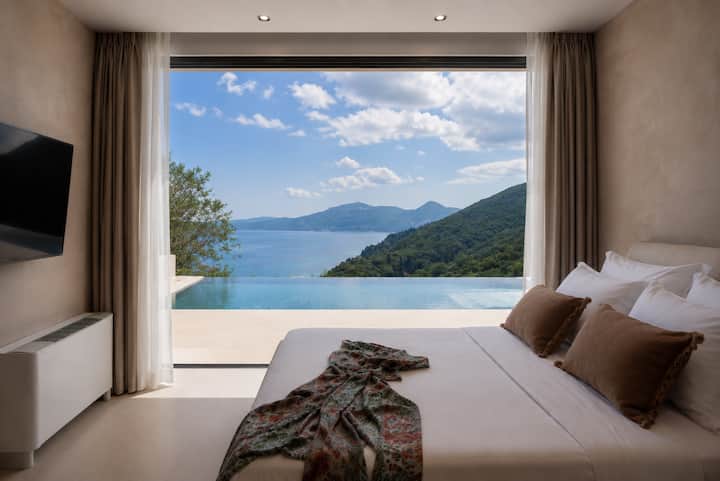 Nomade Private Estate | Sea View & 2 Pools - Corfu