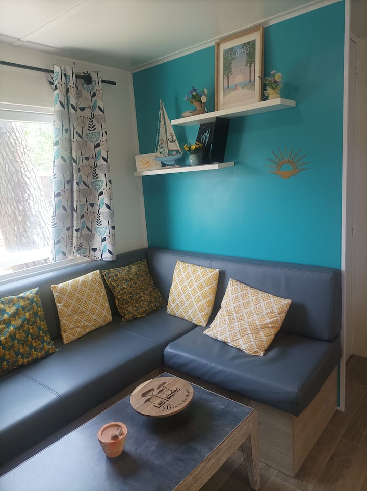 Mobile-home De 5 Places Avec Terrasse Couverte. - Soustons