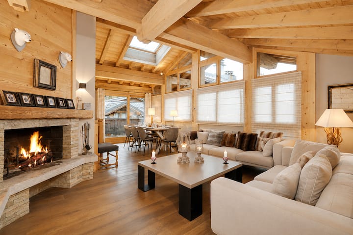 Chalet Mitoyen Au Cœur De Courchevel Le Praz - Courchevel