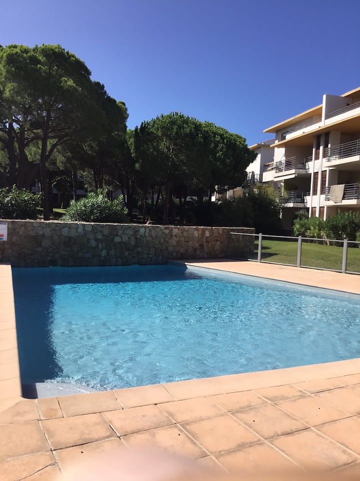 T3 +55m2 Terrasse Piscine.plage 200 M.pk,clim,wifi - Calvi