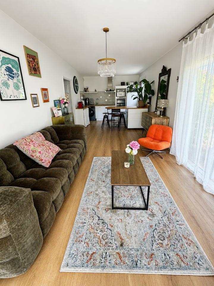 T2 Avec Terrasse Et Jardin • 10 Min De Bayonne - Hasparren