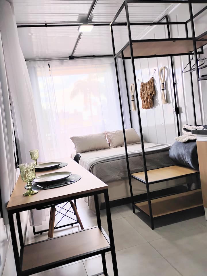 Beach Loft Containers/ Sacada N7, Ar Cond,200m Mar - Navegantes