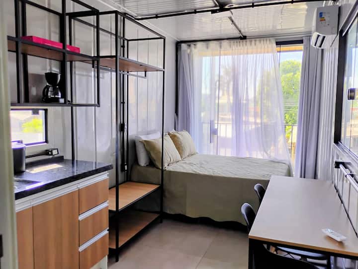 Beach Loft Containers C Sacada, Ar Cond, 200m Mar - Navegantes