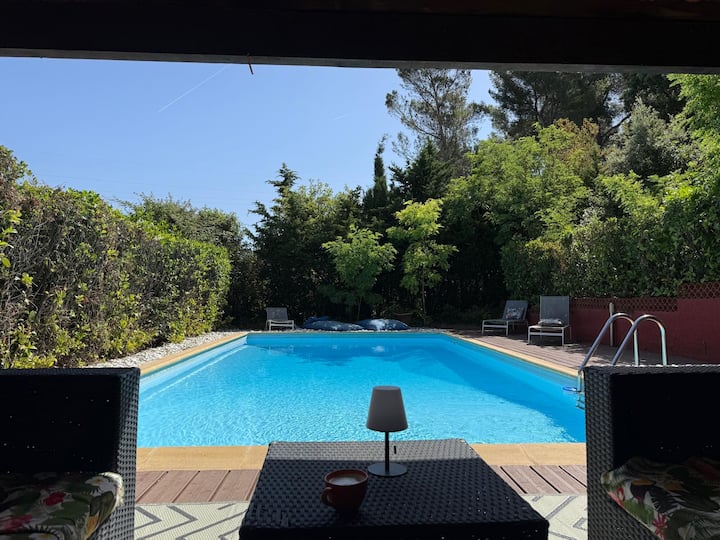 Haut De Villa Avec Piscine à 7 Min De Cassis - Cassis