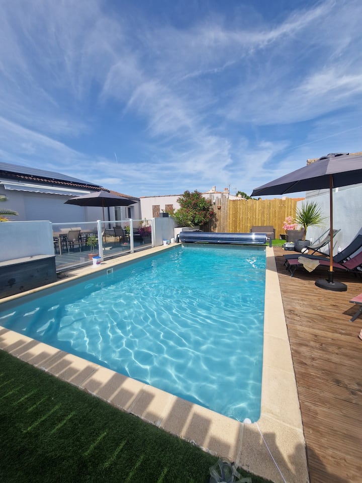 Nouveau, Maison Piscine Aux Sables, Plage 6 Min - Vendée