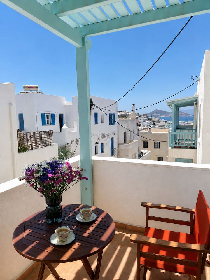 Bright Apartment In Naxos Town - Naxos