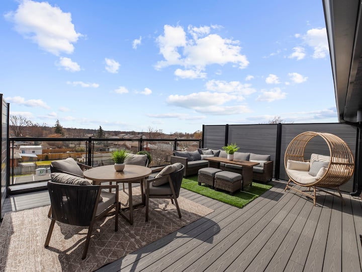 Lux 2br Penthouse W/parking/rooftop-mins To Falls! - Niagara Falls