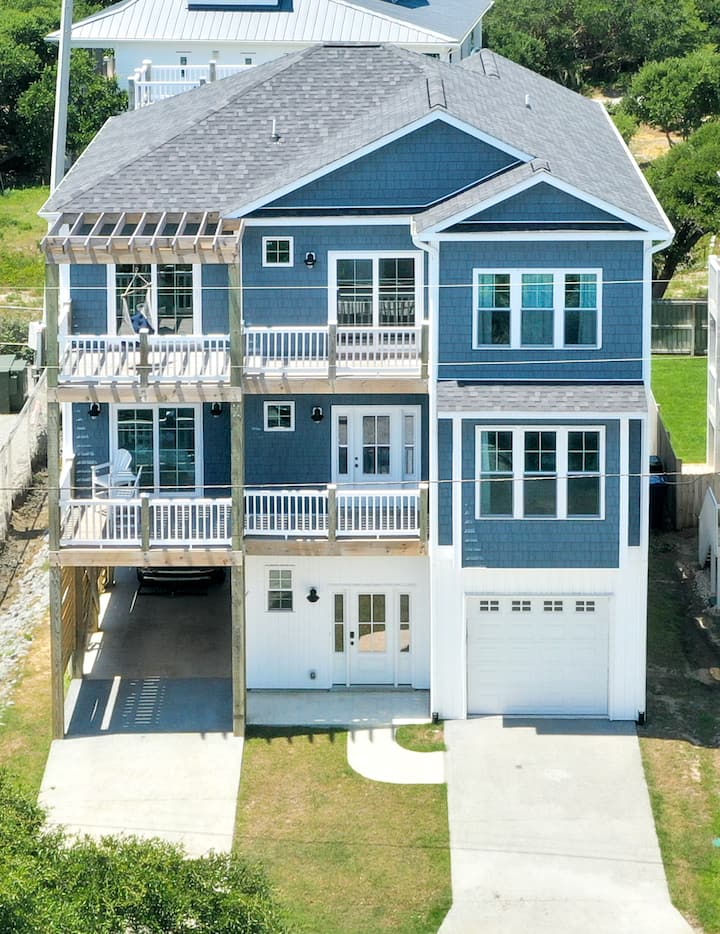 Beach+ocean+sound, Rooftop/games/hot Tub/elevator! - Topsail Beach, NC