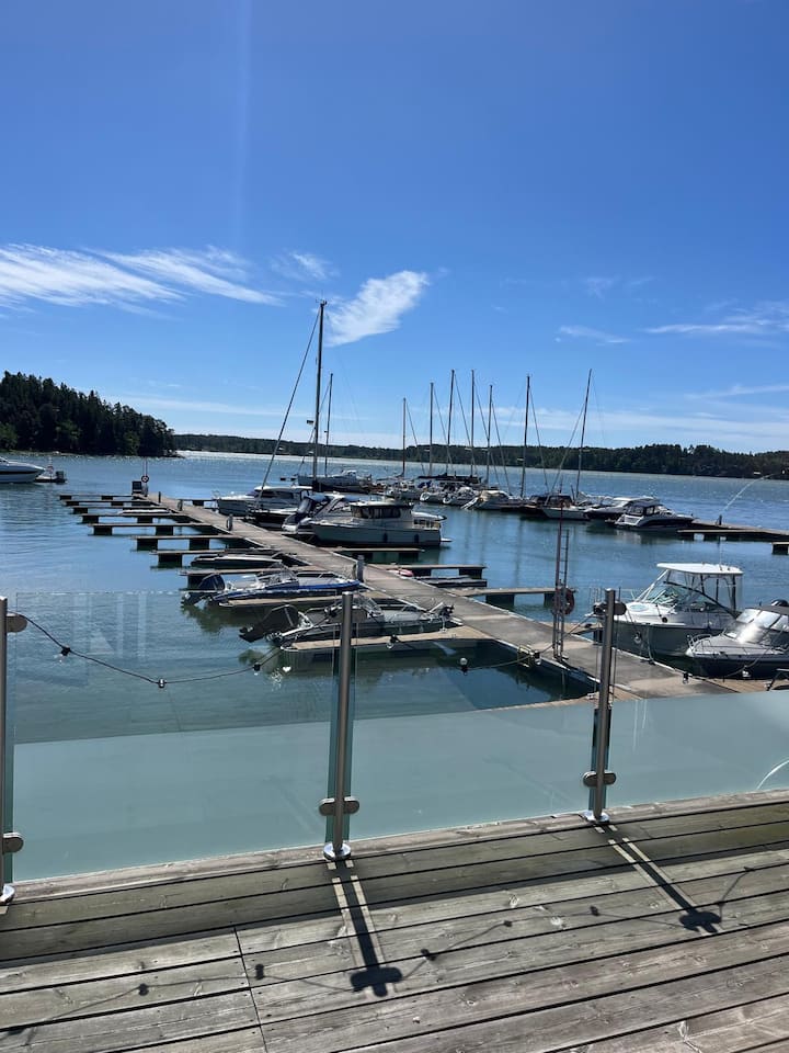 Merenrantakoti Venesataman Sydämessä. - Rymättylä