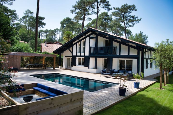 Villa Heure Bleue - 8 Personnes - Piscine Chauffée - Seignosse