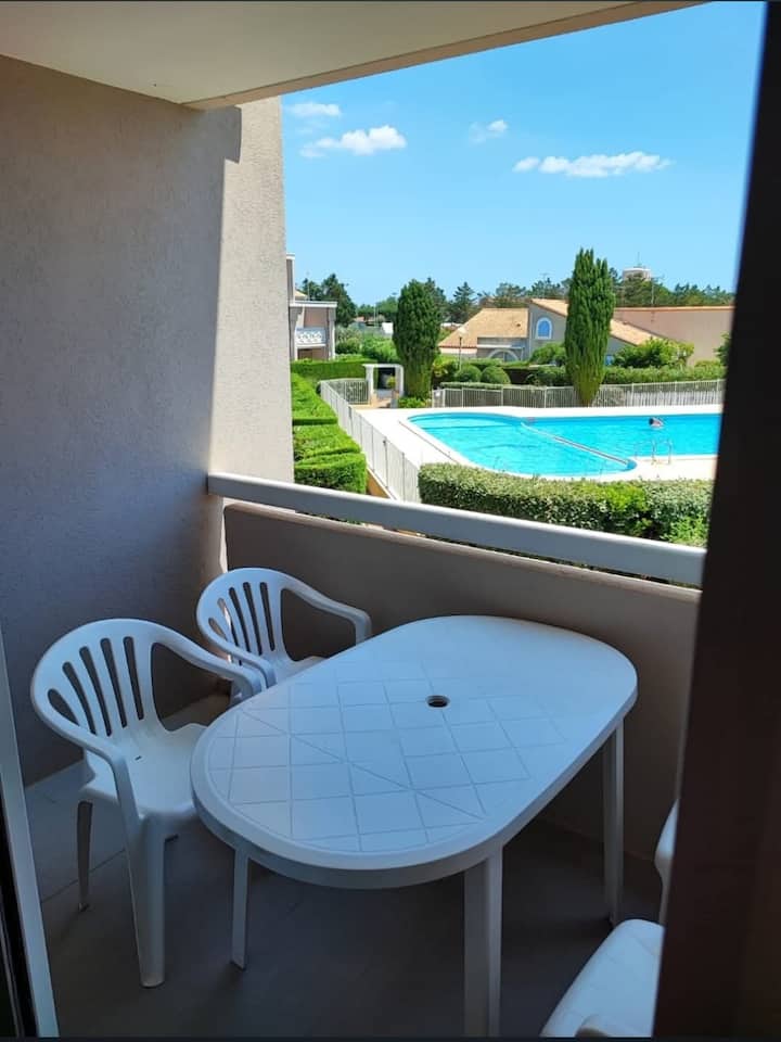 Appartement En Résidence Avec Piscine-valras Plage - Valras-Plage