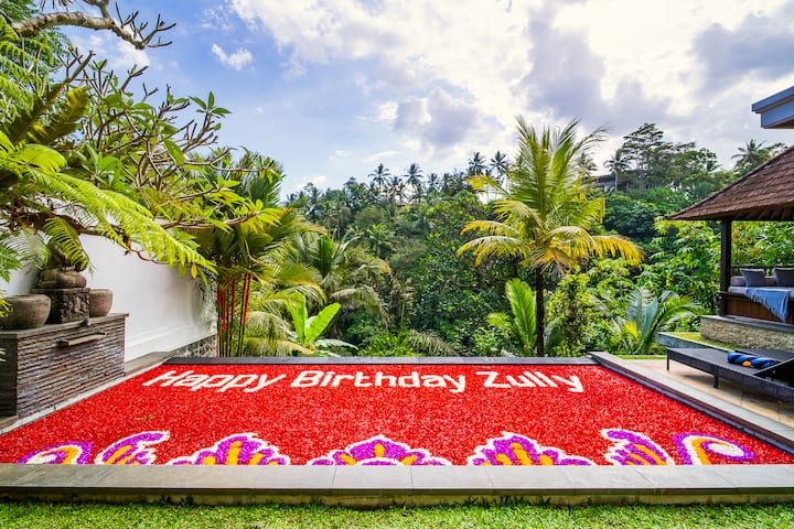 Secret Jungle Villa Infinity Pool Ubud Ridge Walk - Bali