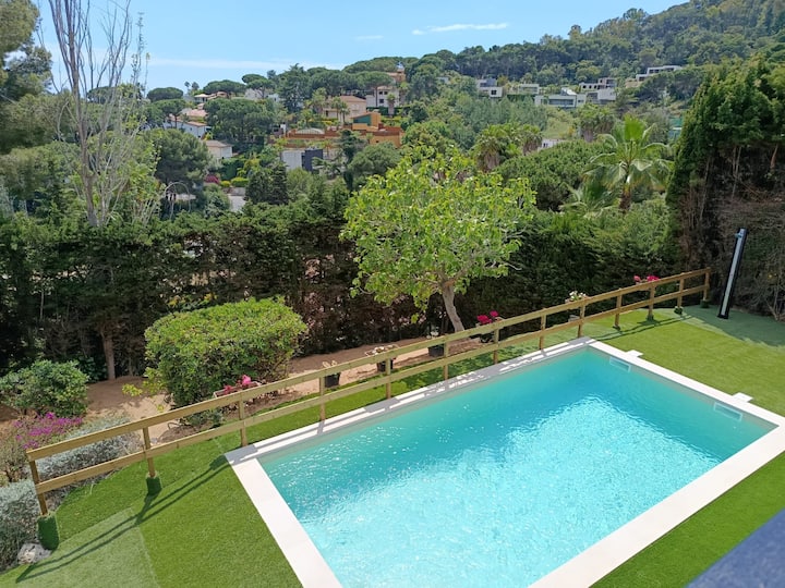 2ir01 - Belle Maison Avec Piscine Privée Et Vue Su - Lloret de Mar