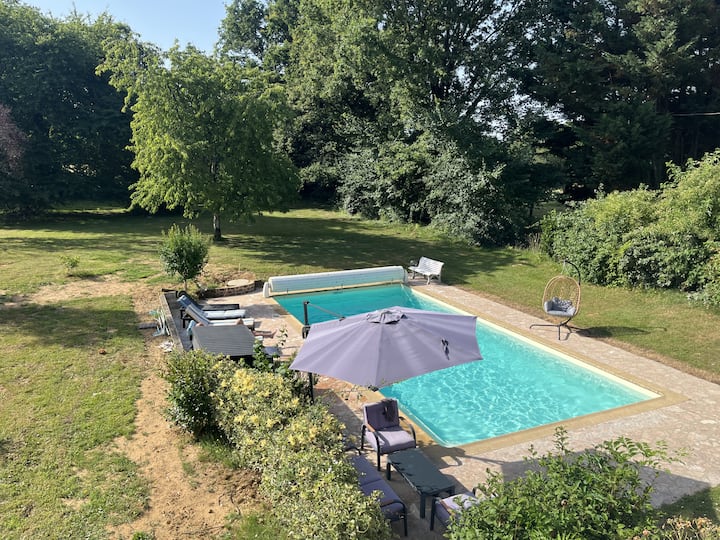 Le Pré De La Mare - Maison Familiale Avec Piscine - Pays de la Loire
