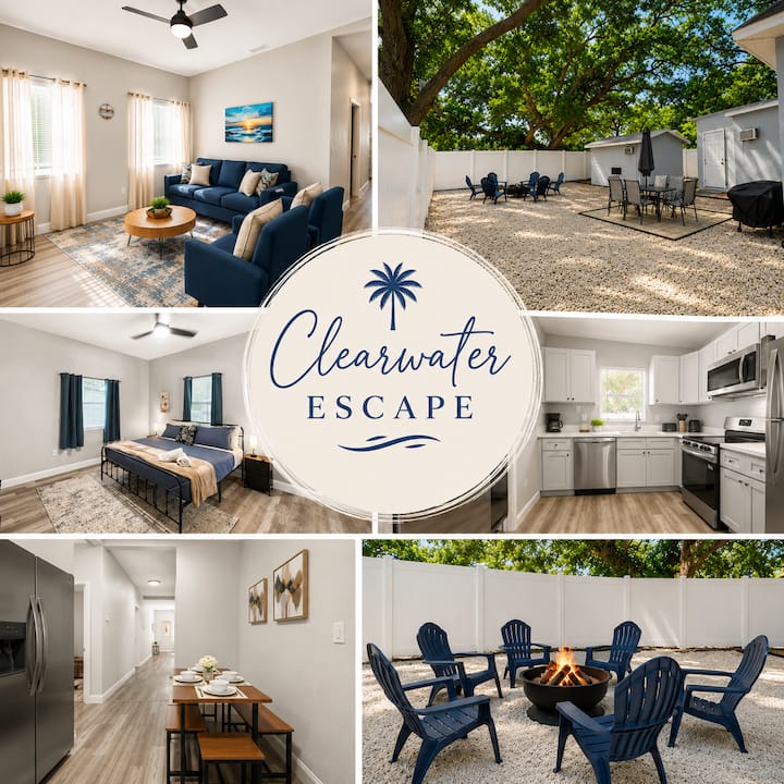King Suite | Fire Pit | Bbq | 10 Min To Beach - Clearwater, FL