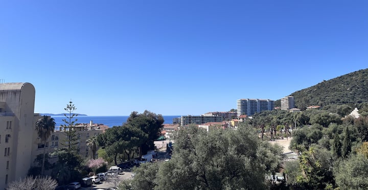 Terrasse Panoramique Vue Mer *Casone* Tout à Pied - Ajaccio