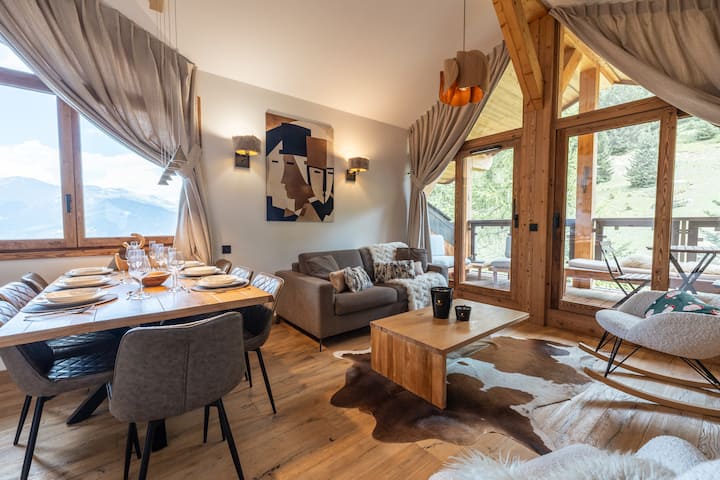Apt Ski Au Pied, Vue Panoramique, 1650 - Courchevel, France