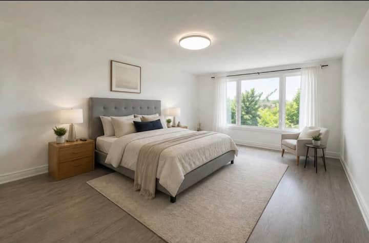 Master Bedroom Ensuite Jacuzzi Bathroom Free Prkng - Grimsby