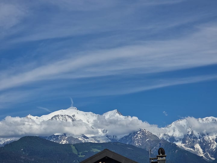Appartement Chaleureux Avec Vue Sur Le Mont-blanc - Sallanches